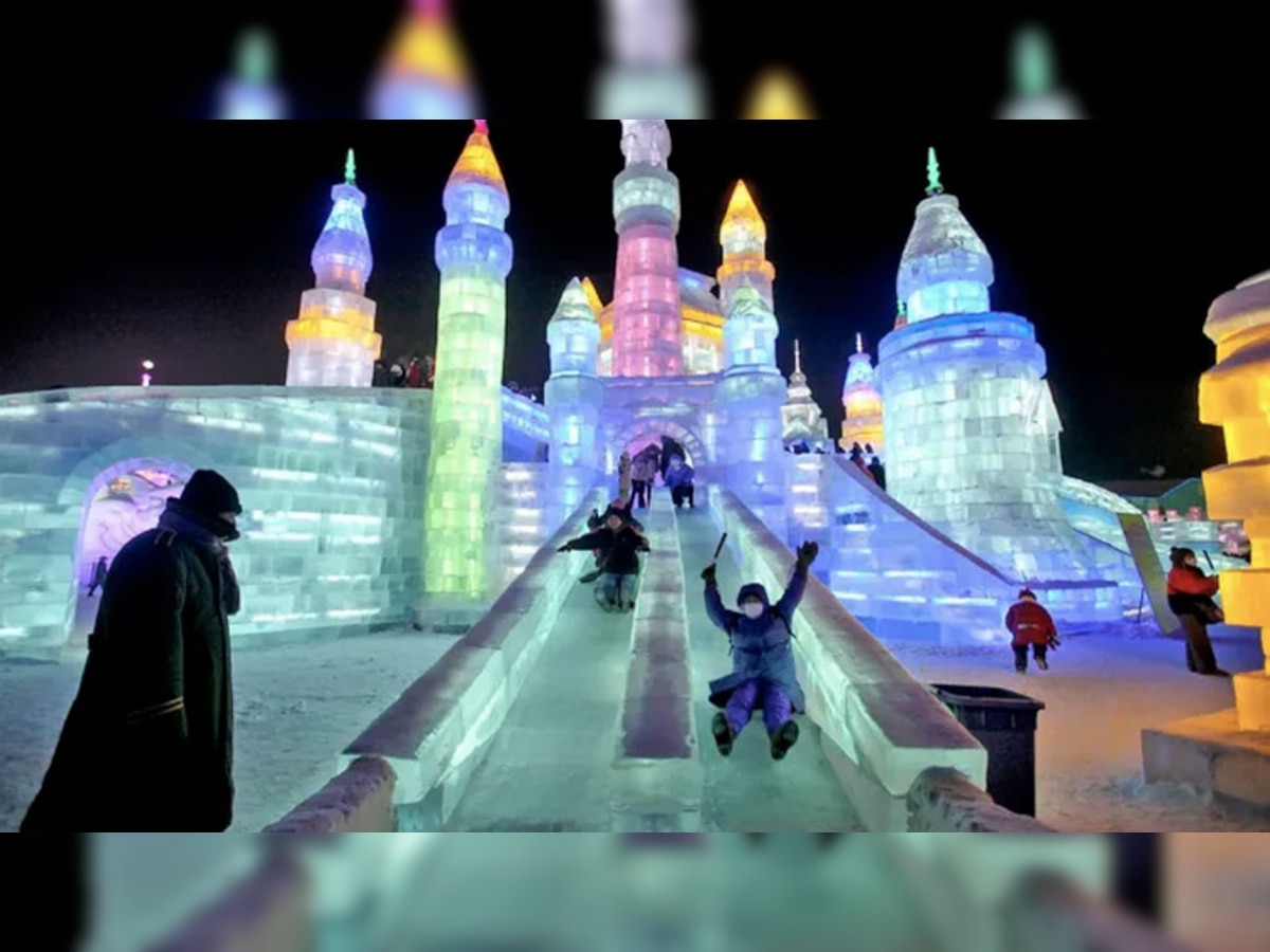 Ice Sculptures At Worlds Largest Snow Festival In China watch photos | Worlds Largest Snow ...