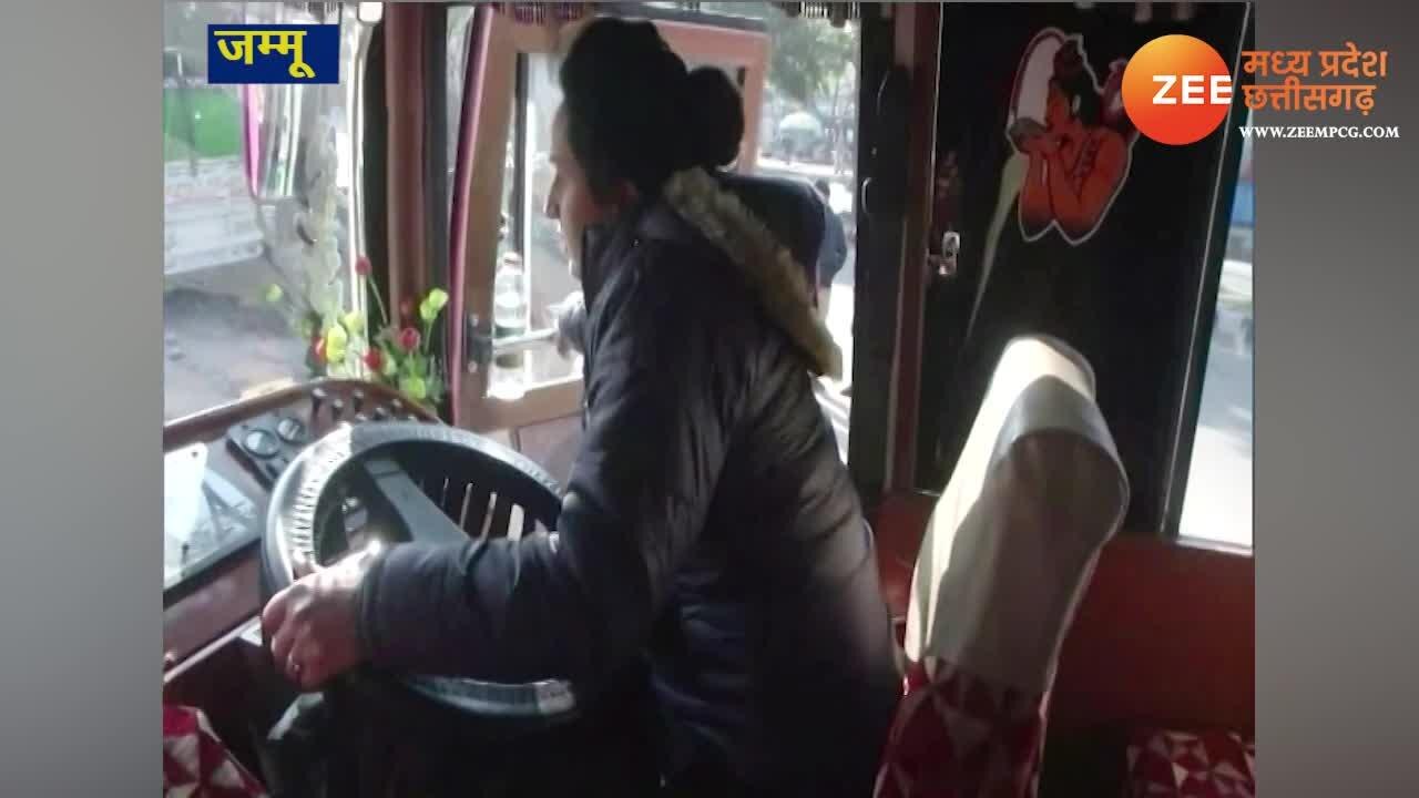 pooja devi a first lady bus driver in jammu kashmir state mpap | VIDEO ...