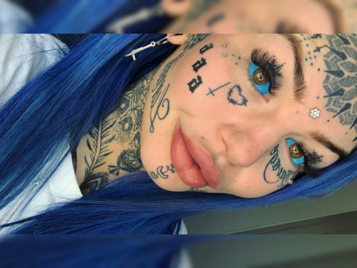 Viral Photos Of Amber Luke Eye Tattoo That Made Her Blind For 3 Weeks Viral Photos Australia