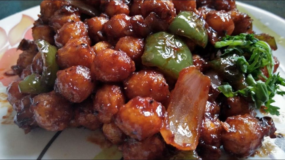 chilli chana recipe for healthy evening snacks | Healthy Snacks Recipe ...