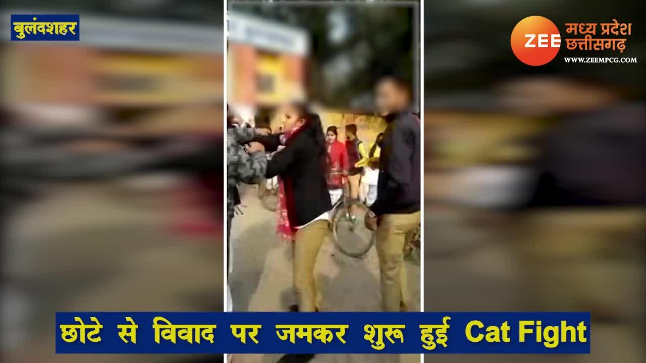 Girls pulled hair fight in college watch viral video mpsn | VIDEO ...