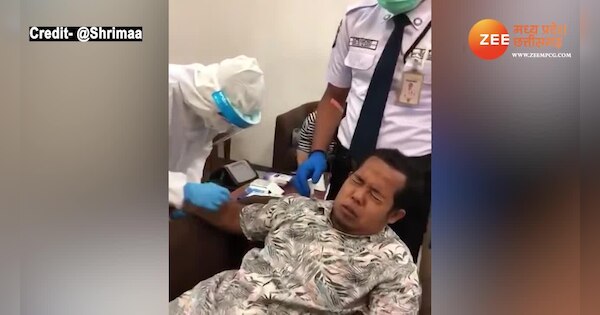 social media viral video man fear injection mpsn | VIDEO: रुई से डर ...