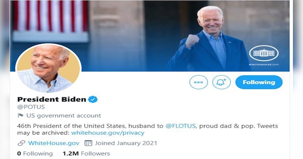 Twitter reset POTUS account after Joe Biden's oath taking ceremony ...
