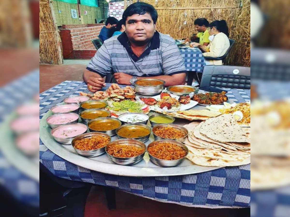 maharashtra food eatery 4 Kg Bullet Thali Royal Enfield Bullet Bike ...