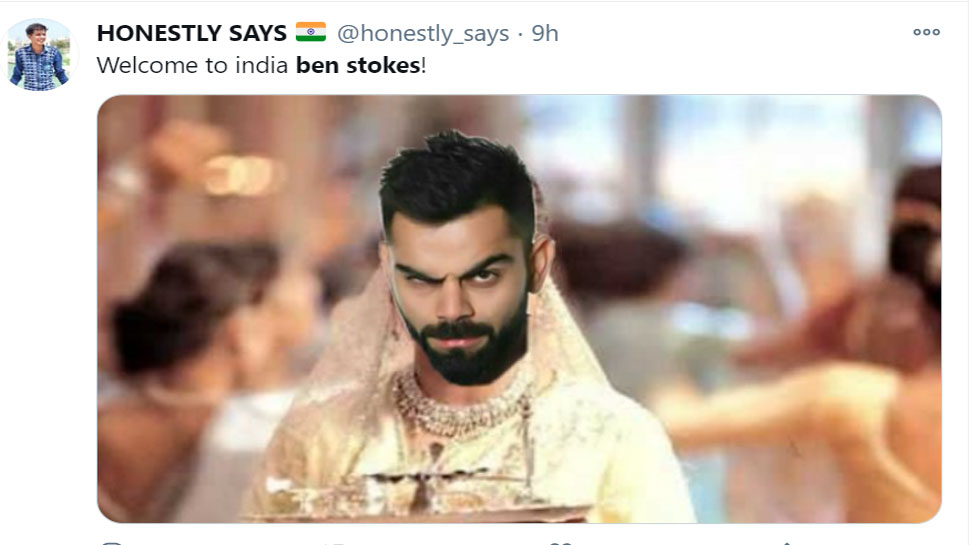 IND VS ENG: indian fans badly trolls Ben Stokes after his post on ...