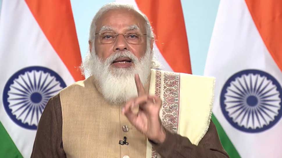 PM Narendra Modi interact with Pradhan Mantri Rashtriya Bal Puraskar ...