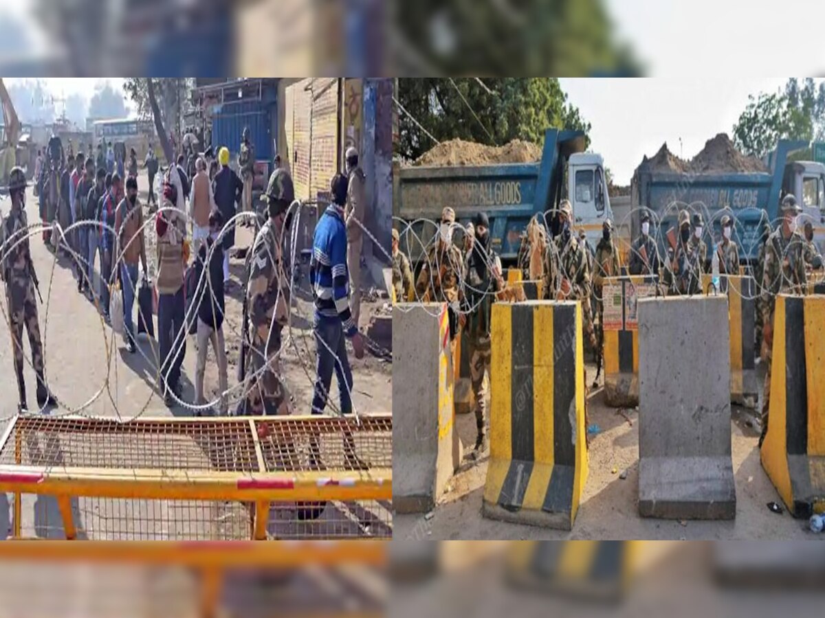 Delhi Tractor March Violence Police Strickness At Singhu Border Only ...