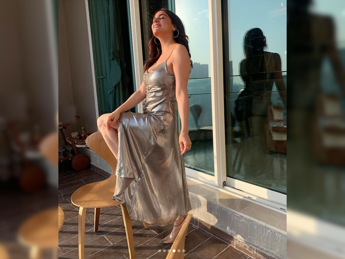 kundali bhagya preeta aka shraddha arya silver dress photoshoot ...