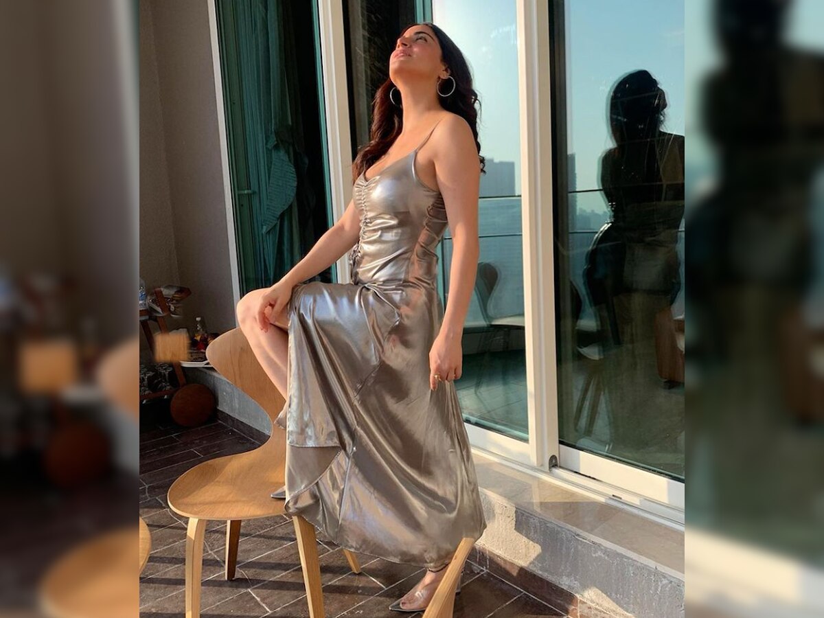 kundali bhagya preeta aka shraddha arya silver dress photoshoot ...