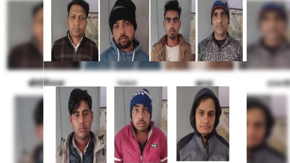 crime Agra Cyber Cell and Pinahat Police arrested seven Fraud of Hello ...
