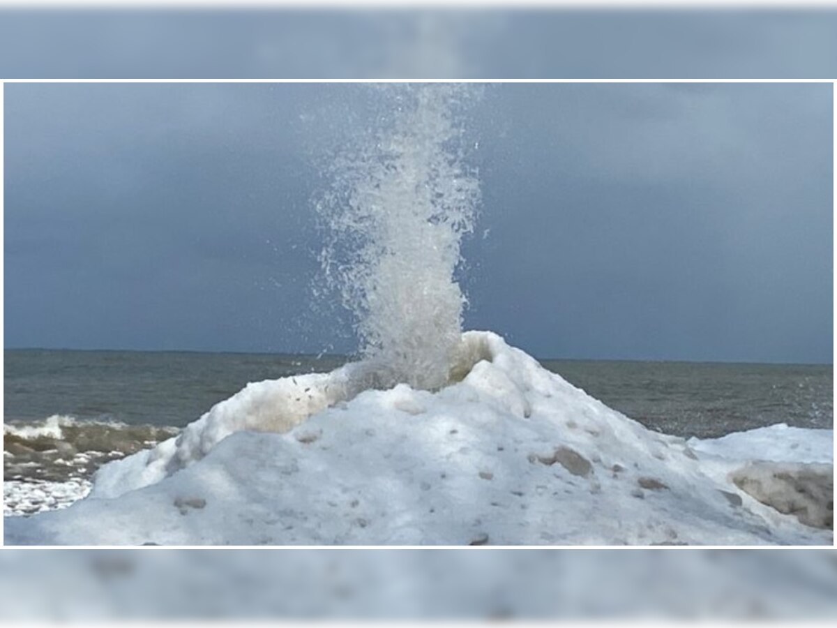 kazakhstan ice volcano attracts tourists as hot lava turns into frozen ...