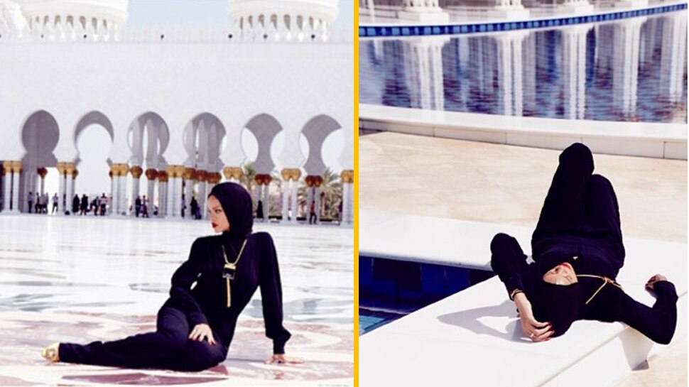rihanna hadees hadid song rihana sheikh zayed grand mosque photos | जब ...