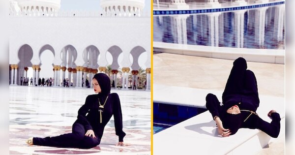 rihanna hadees hadid song rihana sheikh zayed grand mosque photos | जब ...