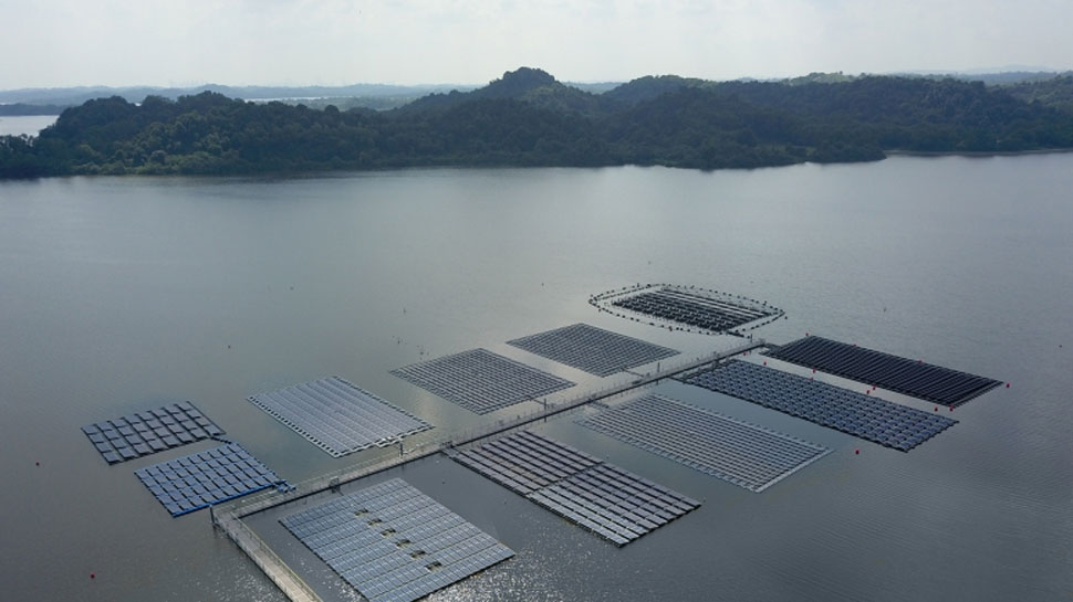 World largest Floating power project in MP Omkareshwar solar panels ...