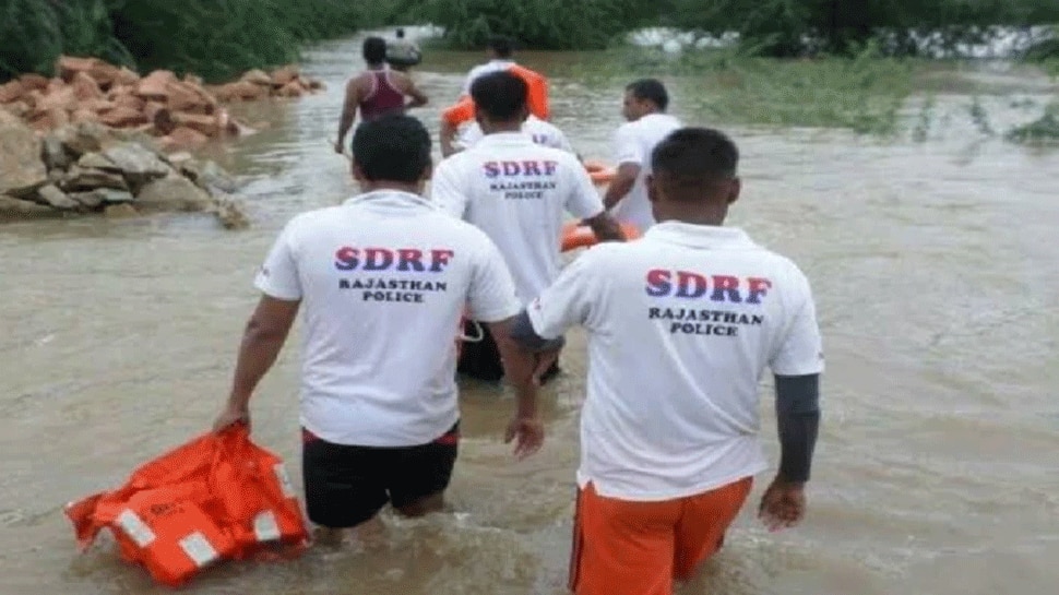 SDRF proves to be crisis free in Rajasthan 7 thousand 383 lives saved in 5 years | Rajasthan में ...