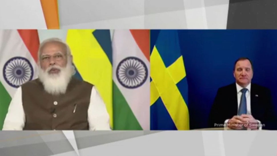 India-Sweden Summit 2021: Prime Minister Narendra Modi and Sweden Prime ...