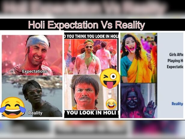 viral holi expectation vs reality memes on social media | होली ...