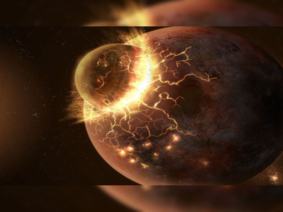 Theia Planet There are cracks inside the earth that indicate the ...