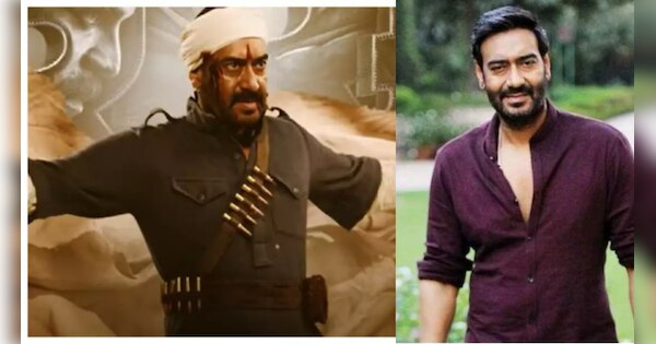Ajay Devgn RRR FIRST Look On His Birthday | बंदूक ताने अंग्रेजी फौज ने ...