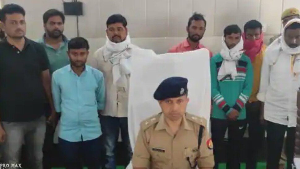 up panchayat candidate arrested gram pradhan survey liquor in Sharab ...