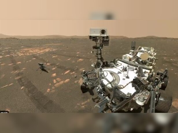 NASA Ingenuity Perseverance Rover rainbow on mars | मंगल ग्रह पर सोमवार को उड़ान भर सकता है NASA ...