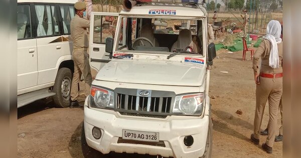 attack on police team reached to stop rld candidate arranged food in ...