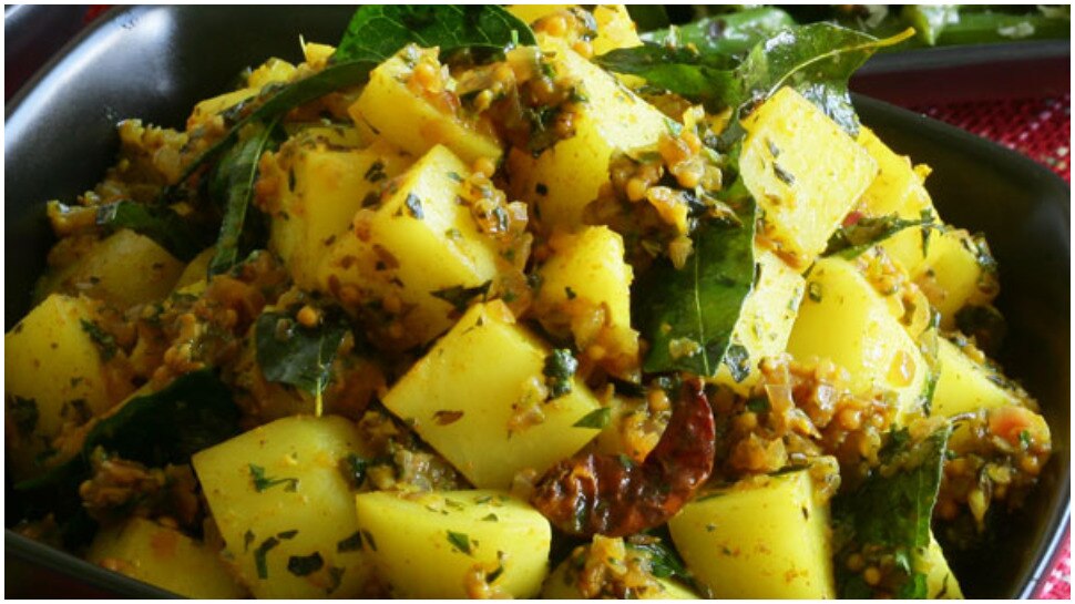 tangy pudina aloo recipe for lunch dinner meal | Pudina Aloo Recipe ...