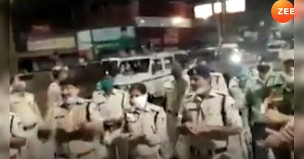 Rewa Police Lockdown Violation Punishment teelak and Aarti Video Viral ...