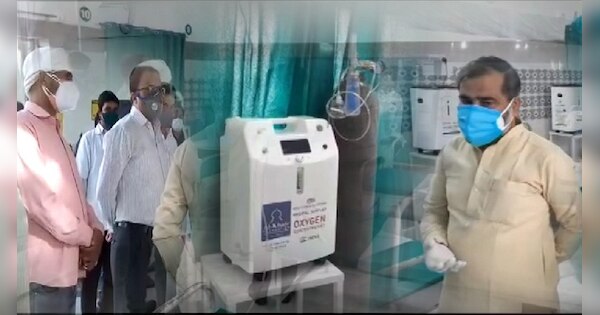 Saharanpur mla kunwar brijesh inaugurated covid hospital level one in ...