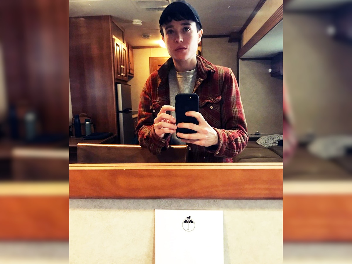 Elliot Page shares a shirtless photo first time since coming out as ...