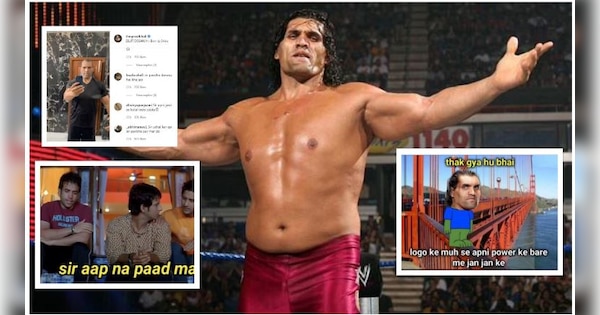 WWE wrestler the great khali memes trending on social media fans asking ...
