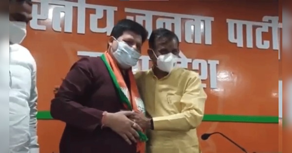 Bhind BJP leader Amrish Sharma Guddu returned in BJP again before joined BSP nsmp | भाजपा नेता ...