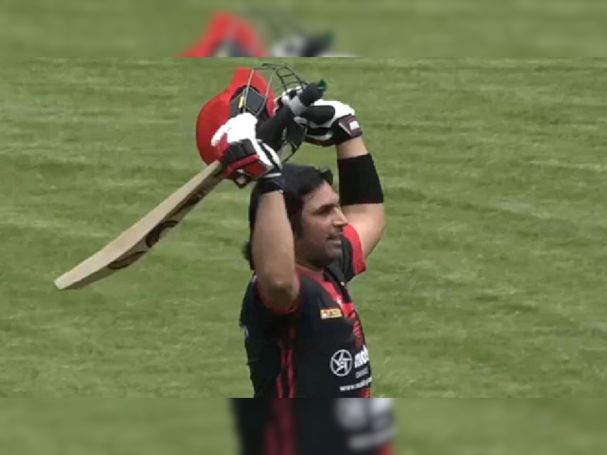 Pak Batsman Musaddiq Ahmed scored a brilliant century in just 28 balls ...