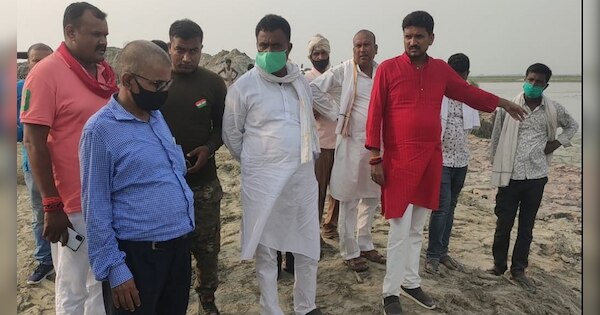 Bagaha JDU MLA accused the officials for corruption in flood management ...