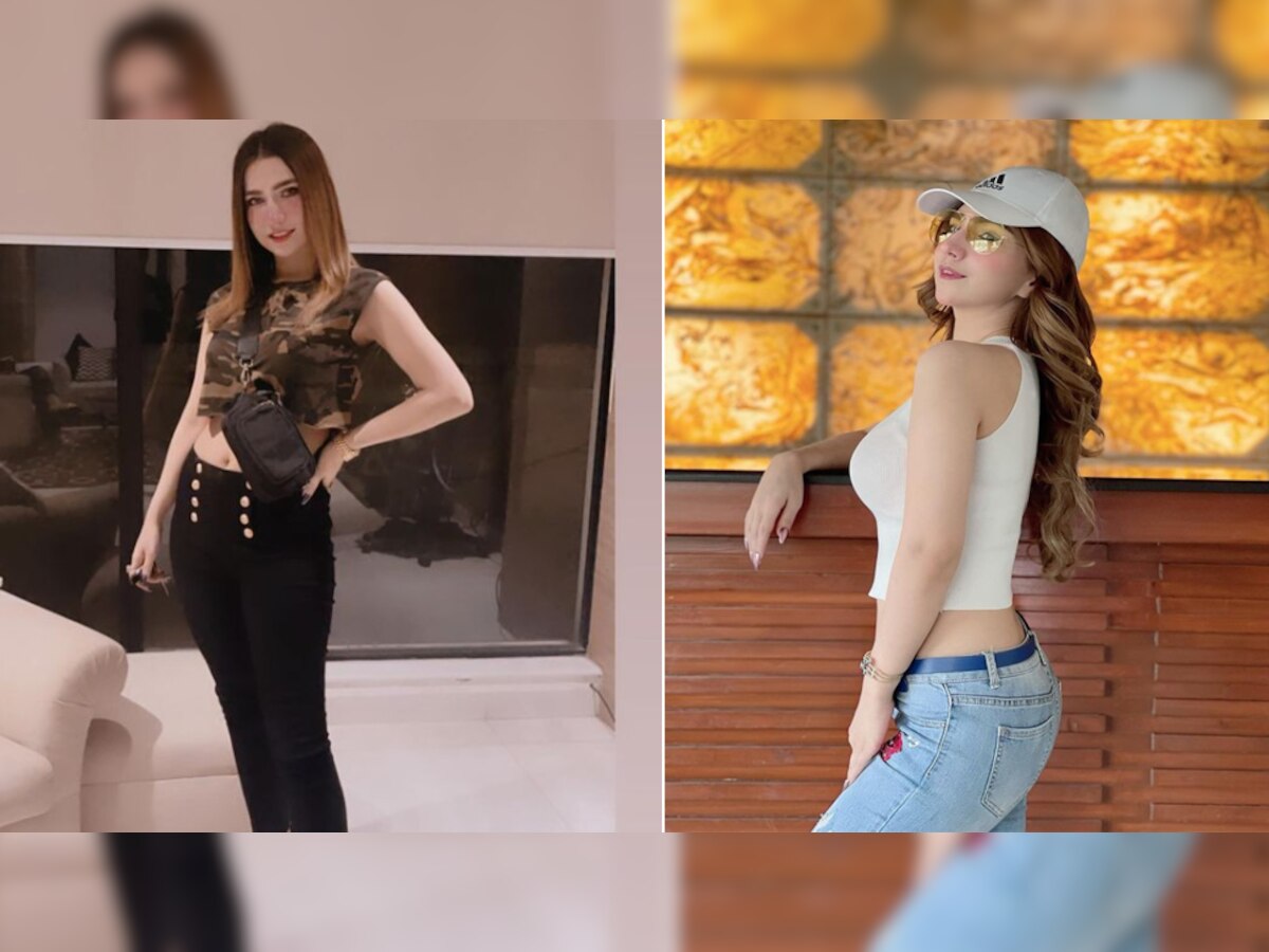 Pakistani model Susan Khan uses Lion as show piece in her birthday ...