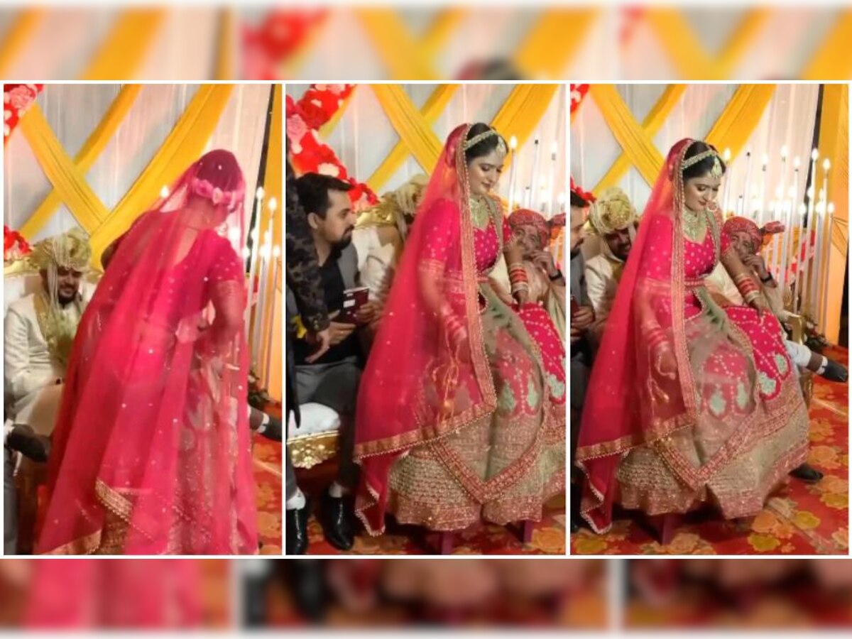 No one was giving attention on the stage, so the angry bride did such ...