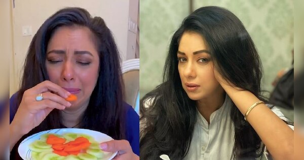 Anupama seen crying in Viral video tell she is crying due to dieting ...