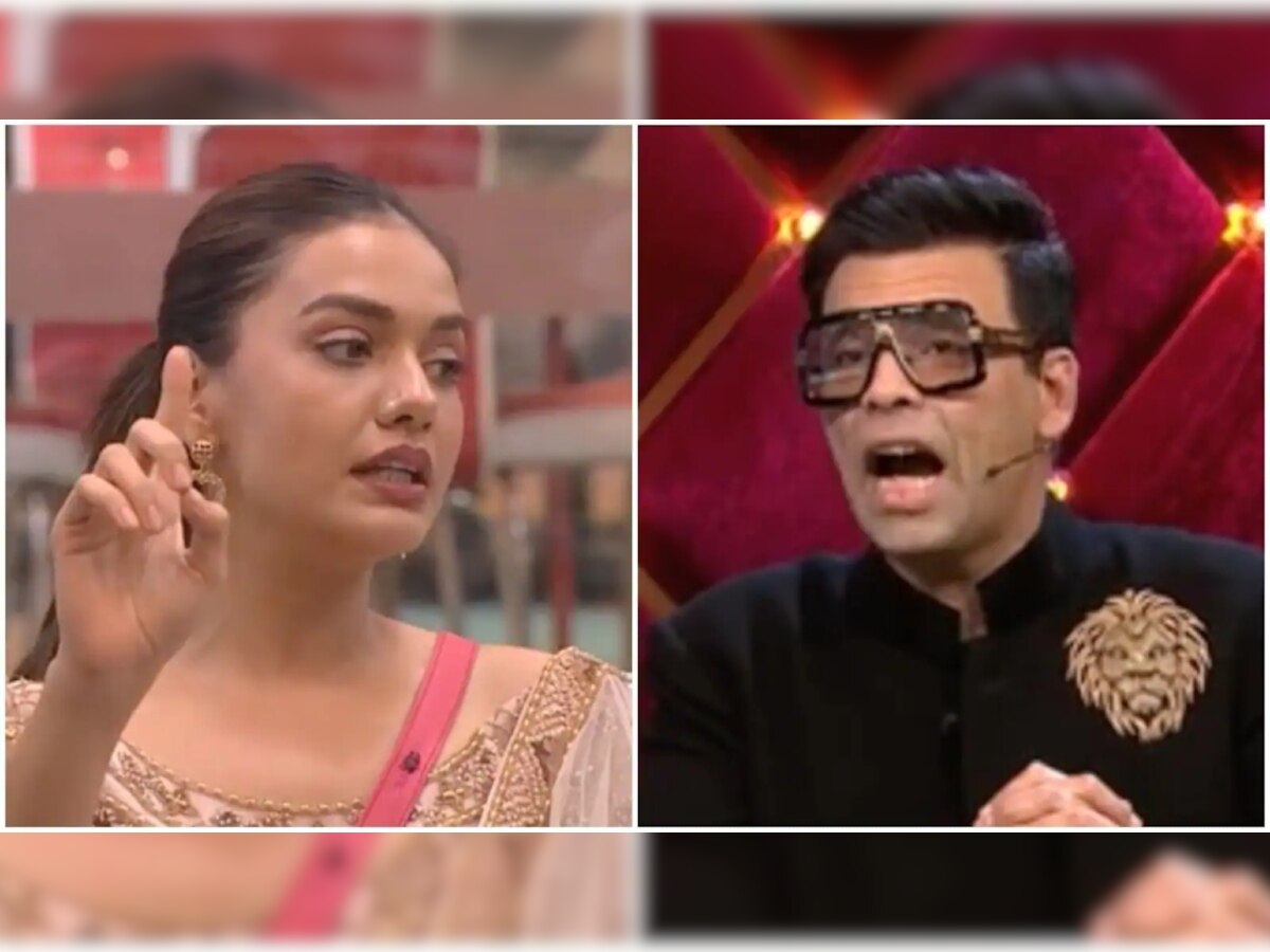 Bigg Boss Contestant Divya Aggarwal Fight With Karan Johar Bigg Boss