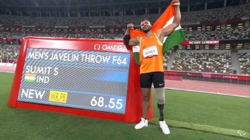 Tokyo Paralympics 2020 sumit antil wins gold medal in javelin throw ...