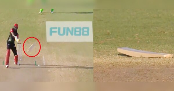 chris gayle broken bat universe boss bat cpl gayle batting video viral ...