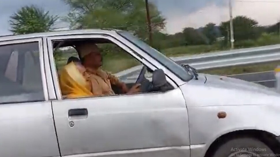 90 year old dadi learn car driving video viral on social media cm ...
