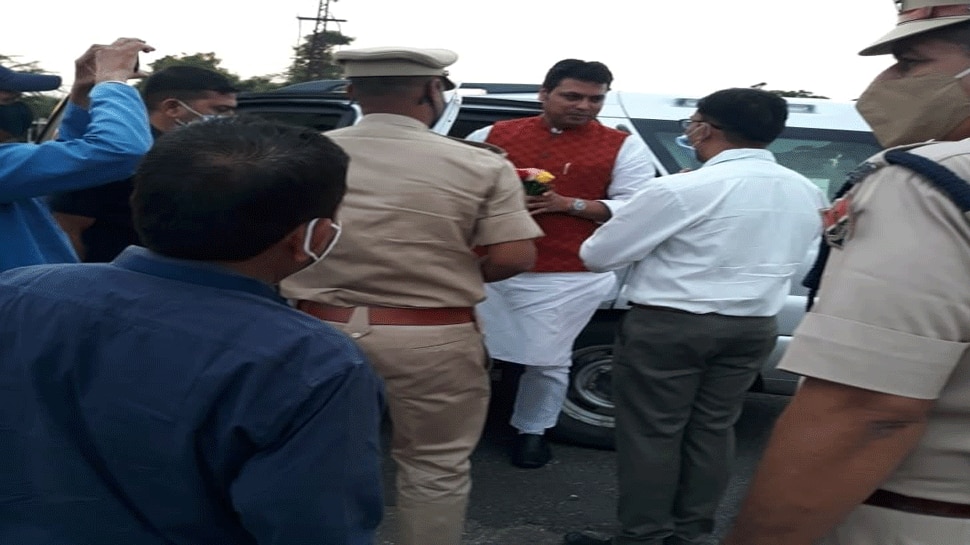 Tripura CM Biplav Kumar Dev in Sirohi participated in ITBP program ...