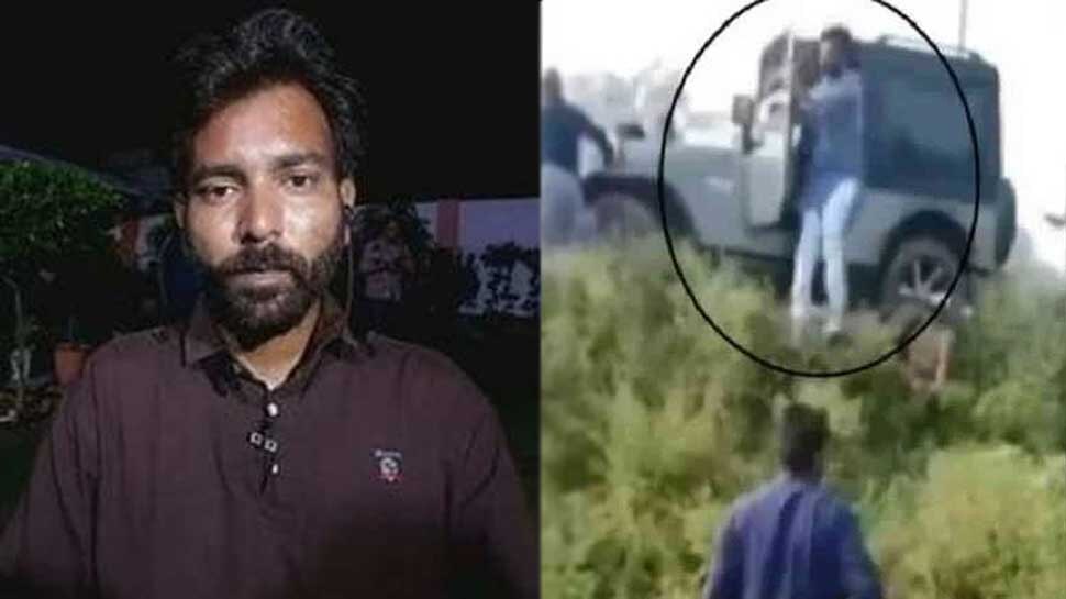 Lakhimpur Kheri case Sumit Jaiswal arrested escaped from Mahindra Thar ...