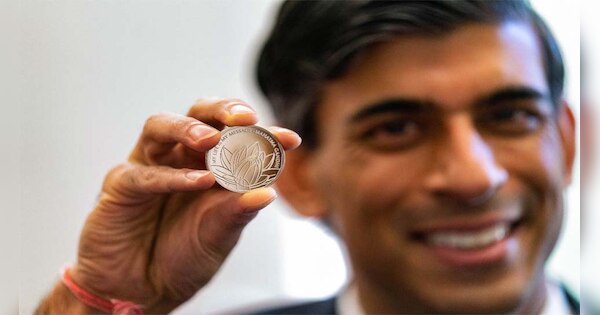UK minister Rishi Sunak releases new Gandhi commemorative coin to mark ...