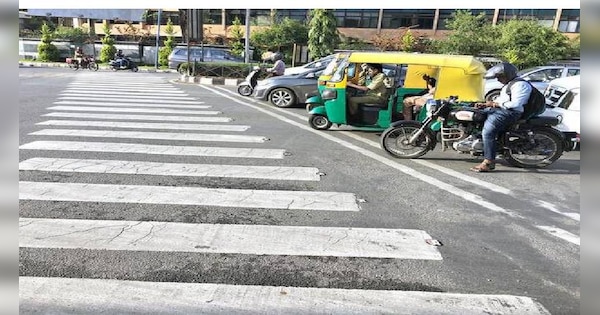 Negligence in seeing zebra crossing During Red Signal challan will be ...