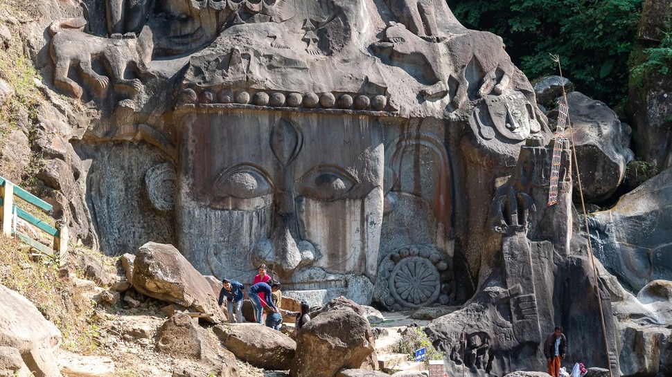 Unakoti Temple in Tripura, Lord Shiva had cursed 1 crore gods to be ...