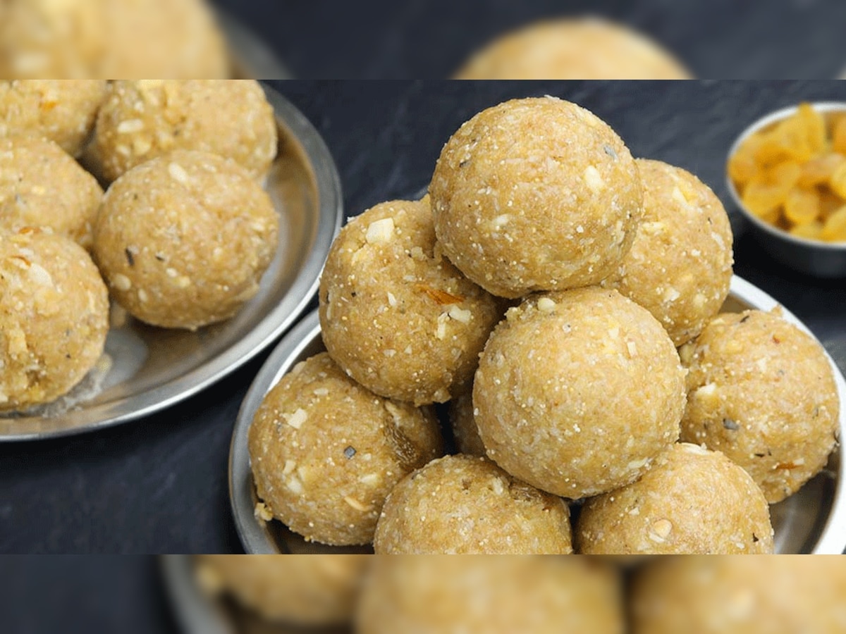 healthy laddu for winter season, kitchen hacks alsi methi laddu, gond ...