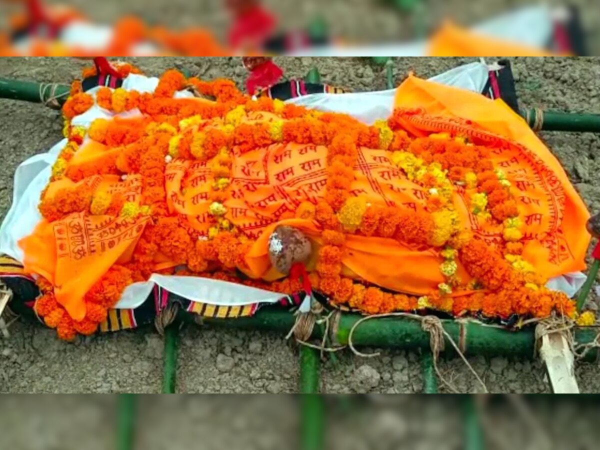 Goat funeral with Hindu customs, this is the reaction of people after ...