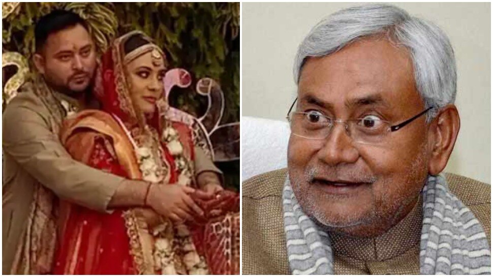 nitish kumar takes a pinch with congratulations to tejashwi yadav on ...