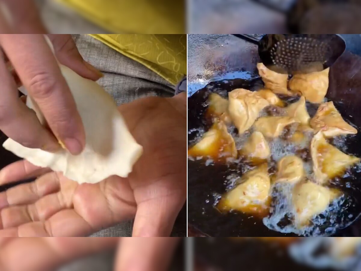 Weird Samosa: thing inside the samosa whoever saw it astonish Know what ...